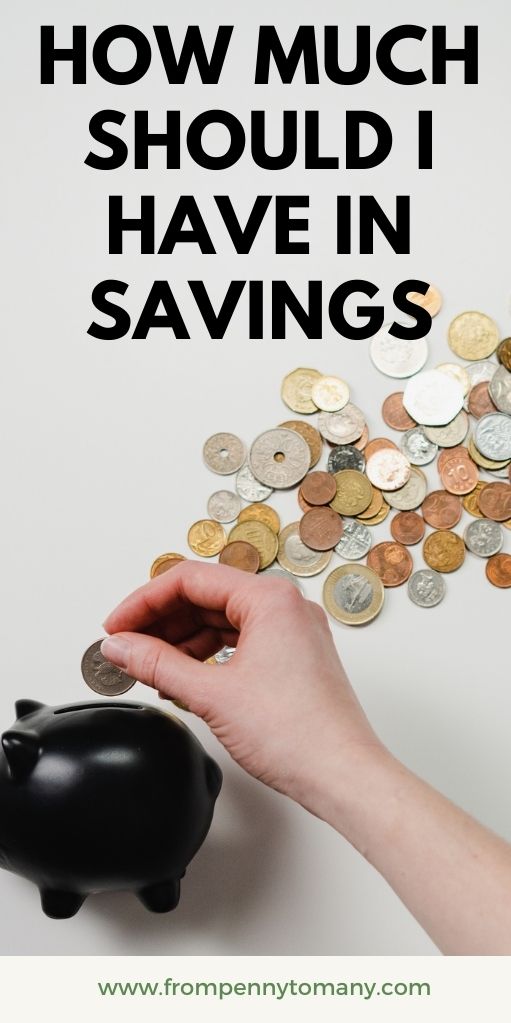 How MUCH should I have in SAVINGS | From Penny to Many
